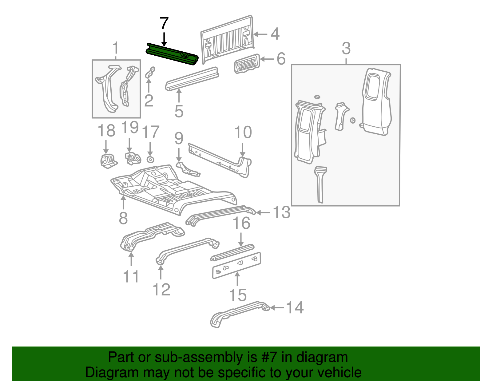 F81Z-2810129-BA - Rocker Panel 1999-2016 Ford | Big 3 Auto Parts