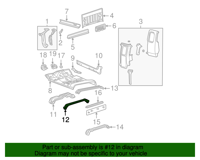 1999-2016 Ford Center Cross-Member F81Z-2810870-AA | OEM Parts Online