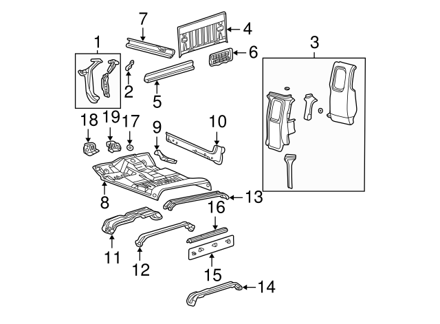1999-2016 Ford Rocker Panel F81Z-2810129-BA | Varsity Ford