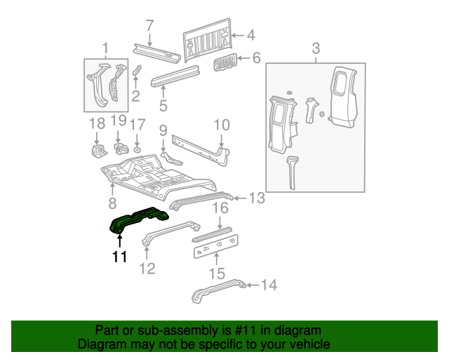 1999-2007 Ford Cross-Member F81Z-2510776-AA | Blue Springs Ford Parts