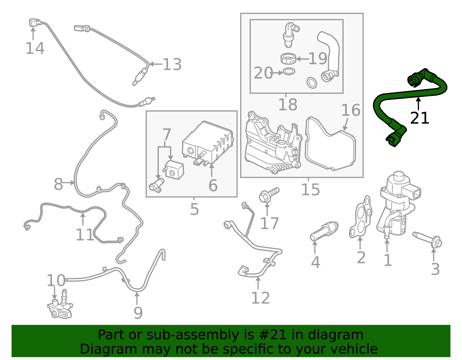 CV6Z-6A664-A - 2013-2022 Ford - Vent Hose | My Ford Parts