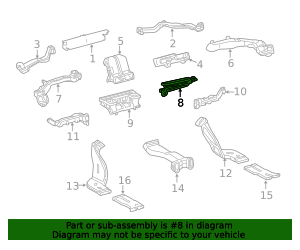 87201-06760 - 2018-2024 Toyota - Inlet Duct | Toyota Parts Delivered