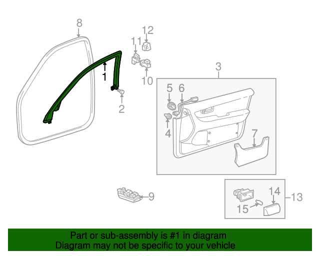 2001-2006 Lexus LS430 Upper Trim 67663-50030-C0 | OEM Parts Online