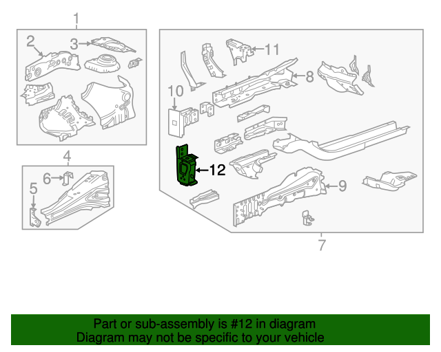 2012-2020 Chevrolet Sonic Driver Side Drivetrain and Front Suspension ...