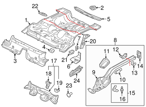 2015-2021 Volkswagen Mount Bracket 5Q0-813-727-C | OEM Parts Online