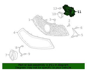 36805-TJB-A02 - Distance Sensor Mount Bracket 2019-2024 Acura RDX ...