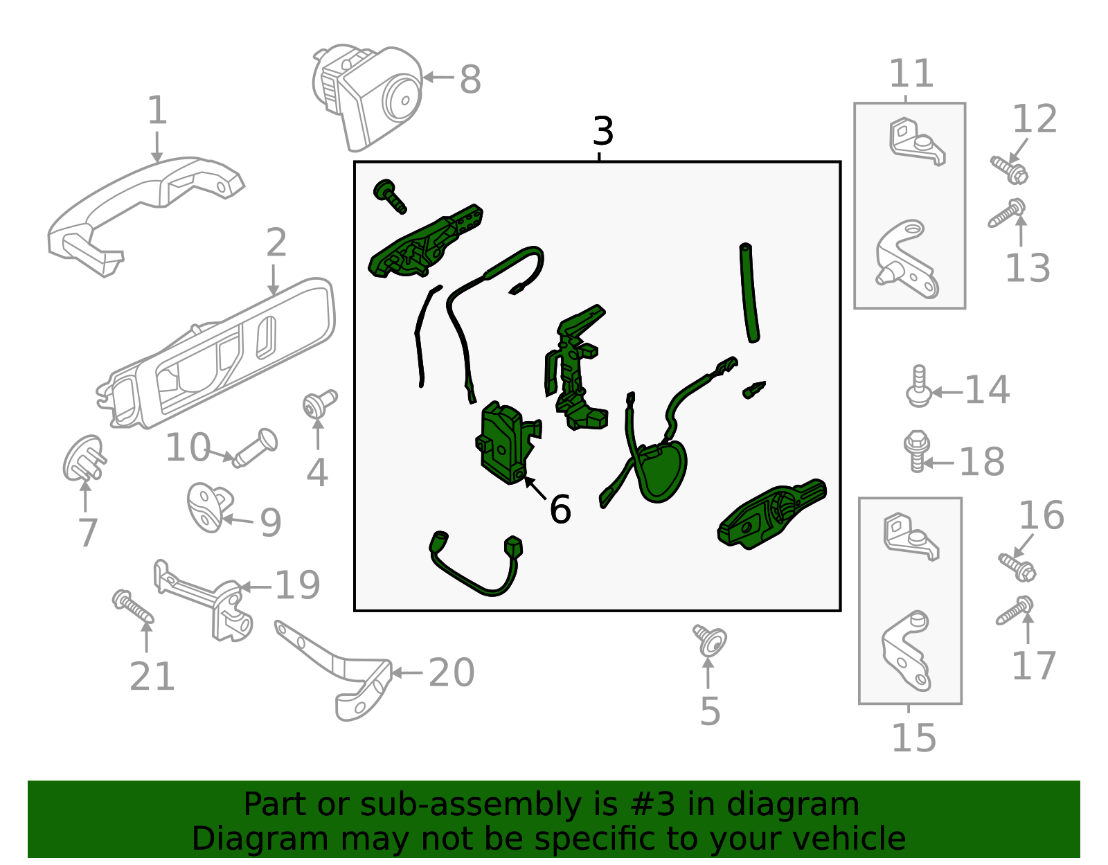 LB5Z-78219A65-P - 2020-2023 Ford Explorer - Lock Actuator | Sunrise Ford Parts
