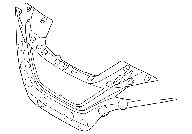 2018-2022 Nissan LEAF Grille Surround 62070-5SA0A | Nissan Parts Store