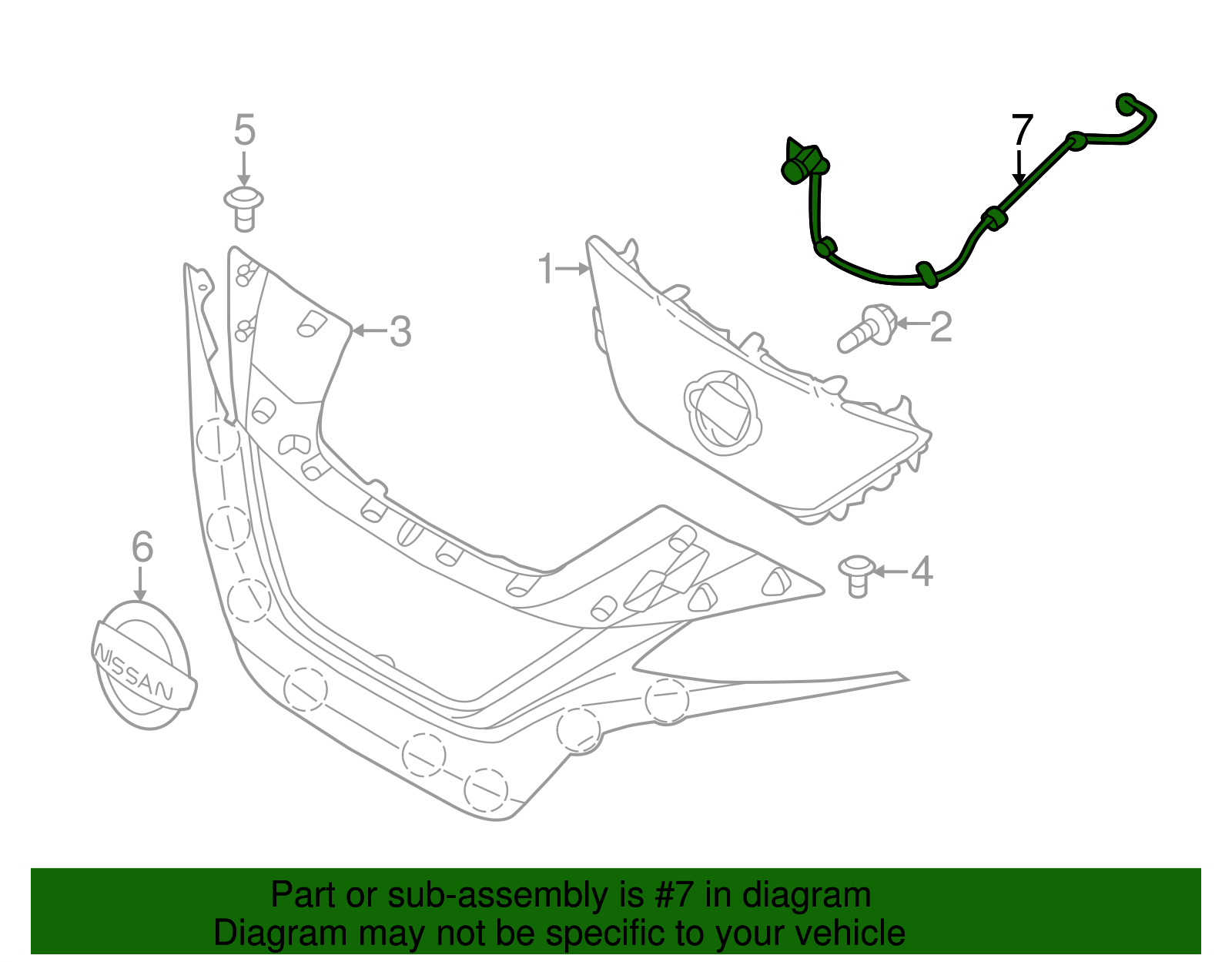 284F1-6WK0B | Genuine Nissan Factory Front Camera # 284F1-6WK0B ...