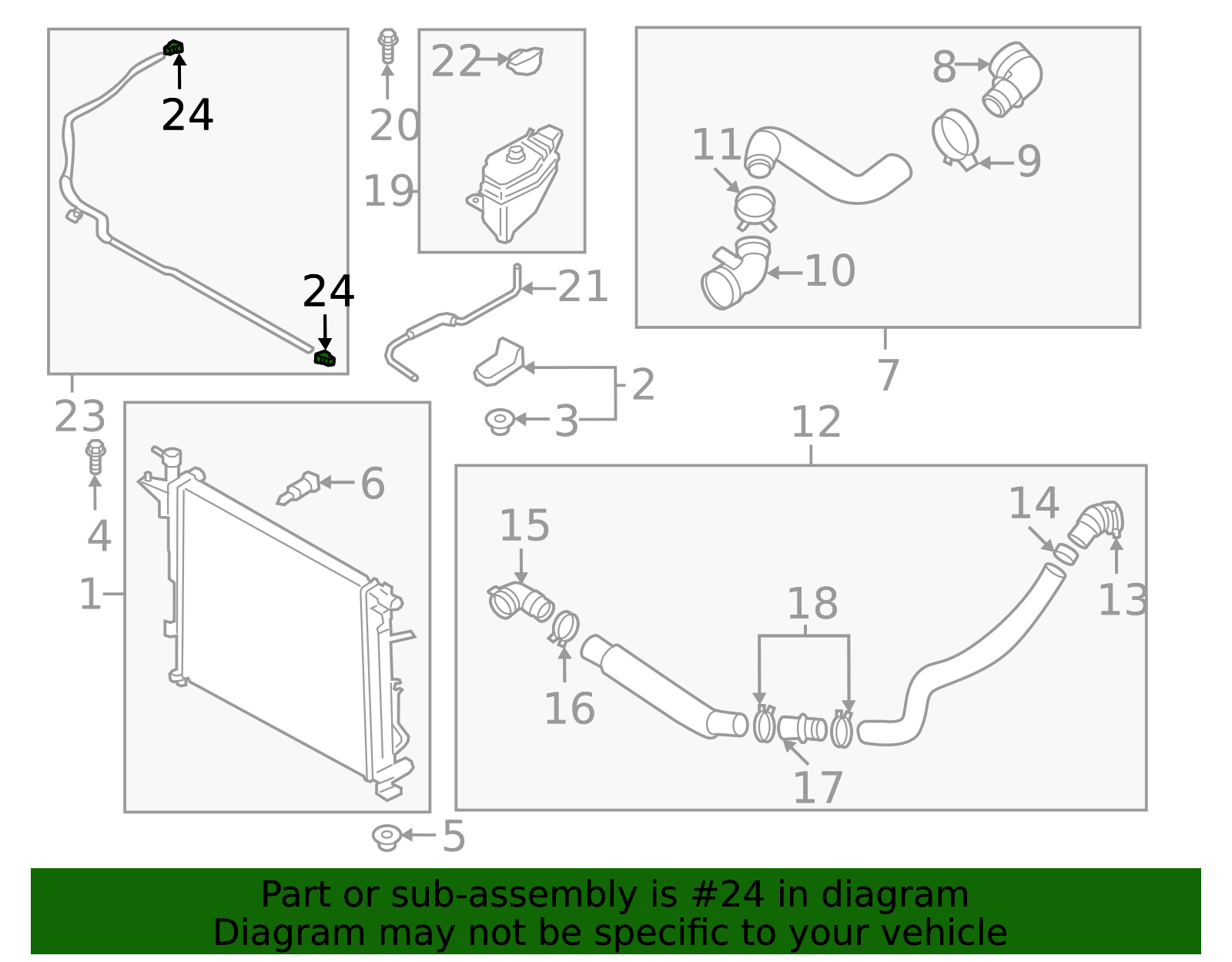 2021-2023 Hyundai Santa Fe Overflow Hose Connector 25485-L1500 | OEM ...