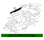 2019-2022 Porsche Cayenne Side Shield 9Y0-825-102-E | Gaudin Porsche Parts