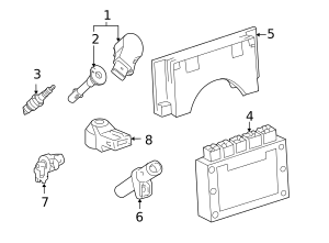 273-153-55-79 - Engine Control Module 2007-2015 Mercedes-Benz ...