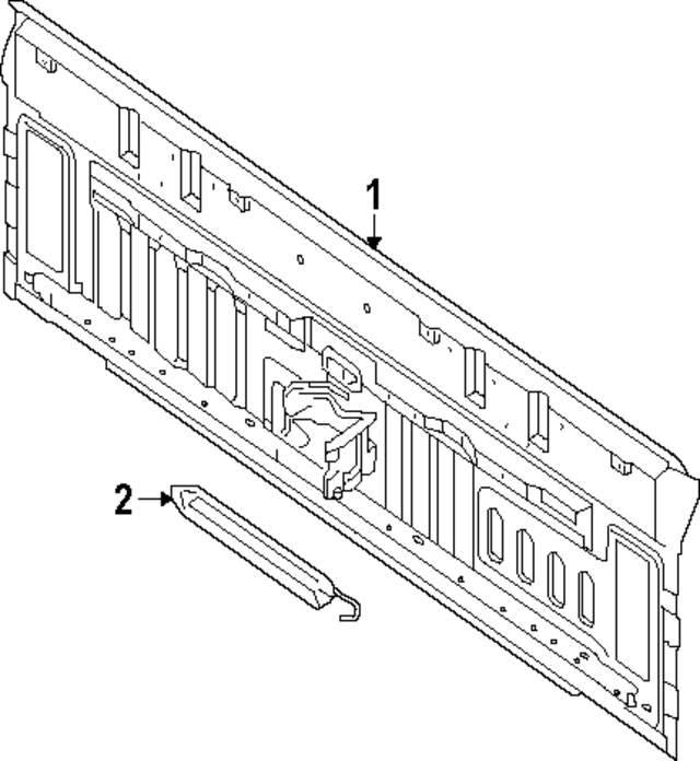 2022-2024 Nissan Frontier Back Panel 79100-9BU0A | TascaParts.com