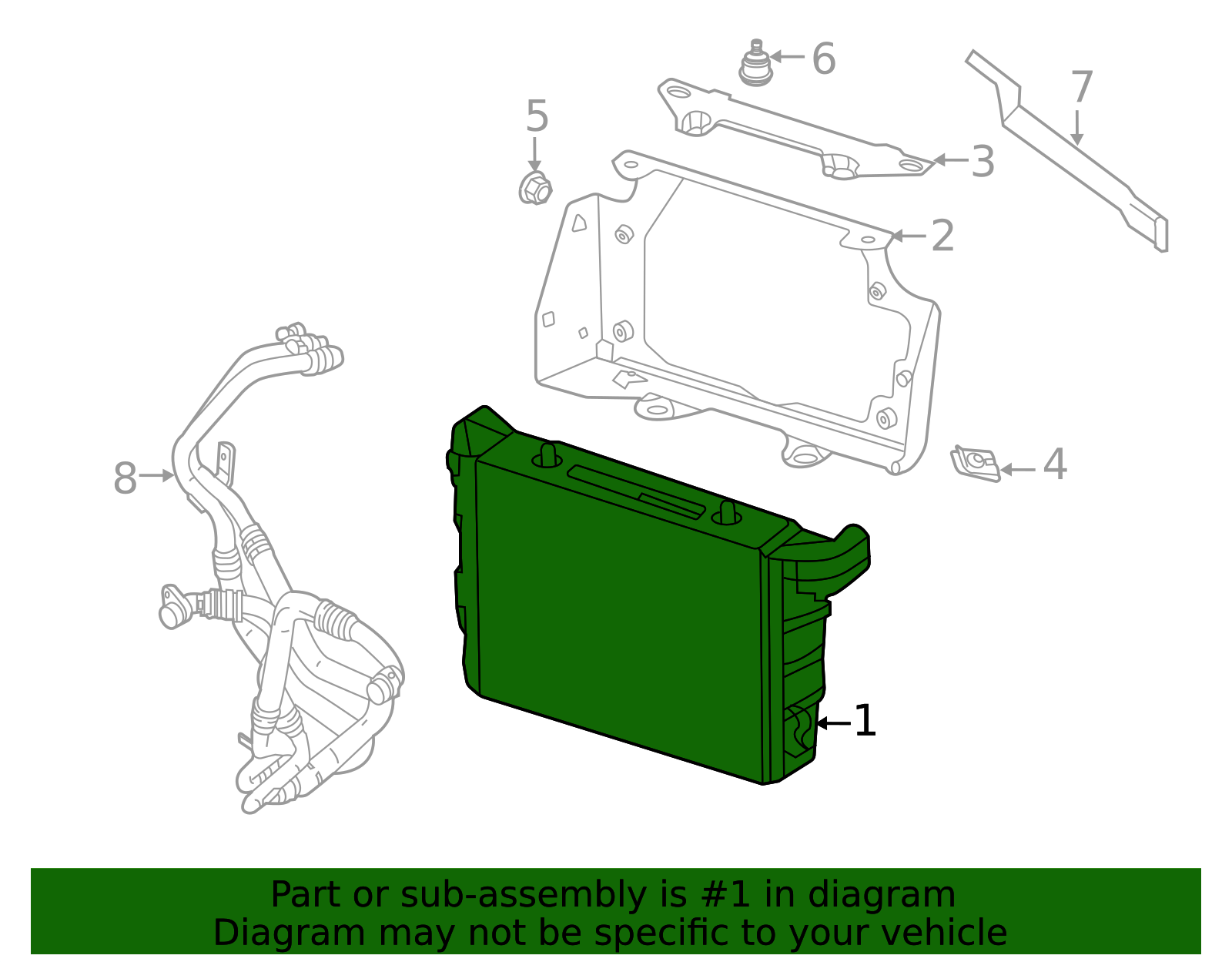 2016-2018 Mercedes-Benz G 550 Oil Cooler 4635010100 | Retail ...