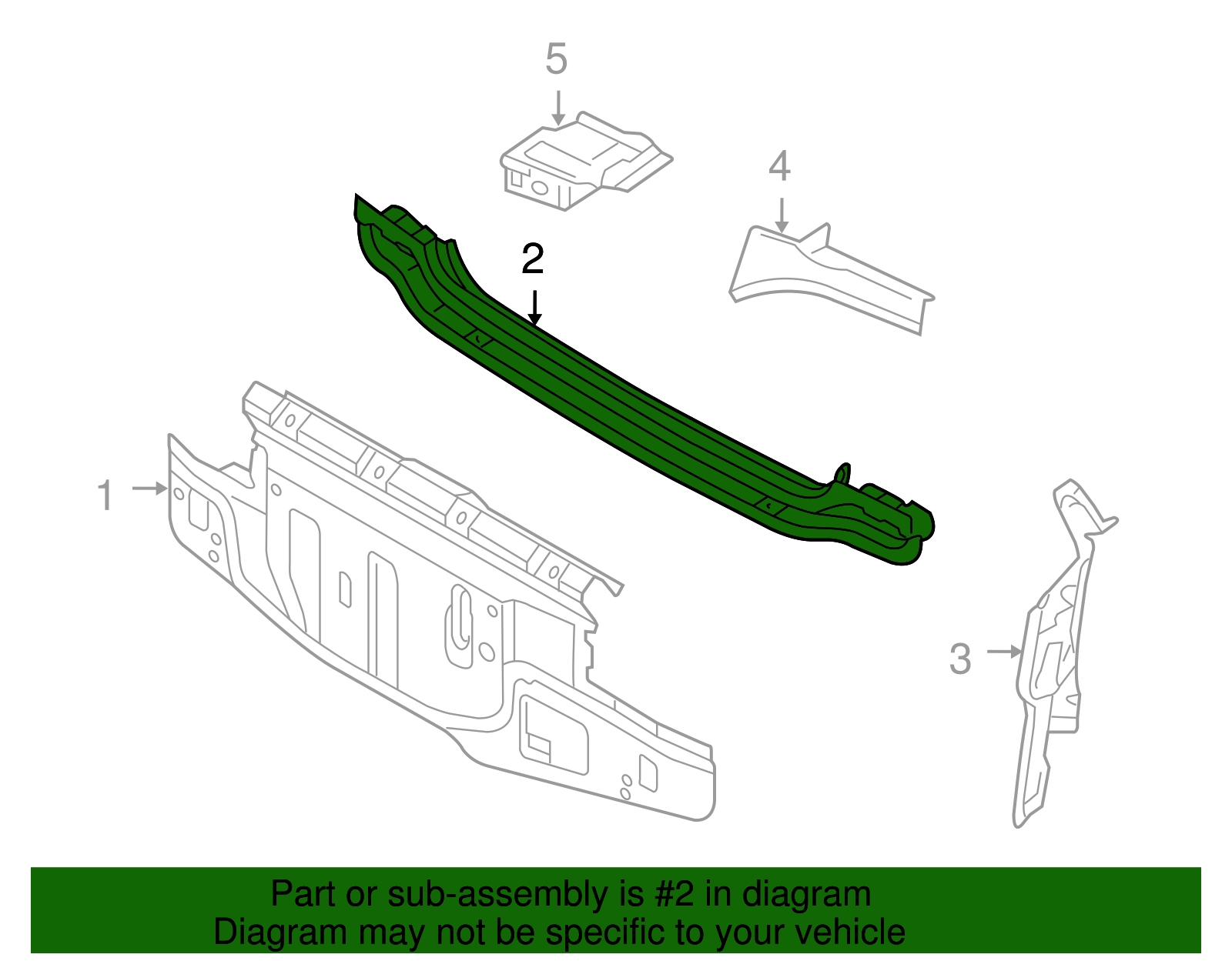 2006-2013 Audi Tail Panel 8P4-813-307-A | AUDI HENDERSON