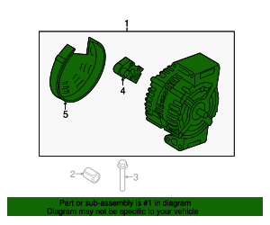 36000210 - Alternator - 2007-2015 Volvo | Volvo OEM Parts Direct