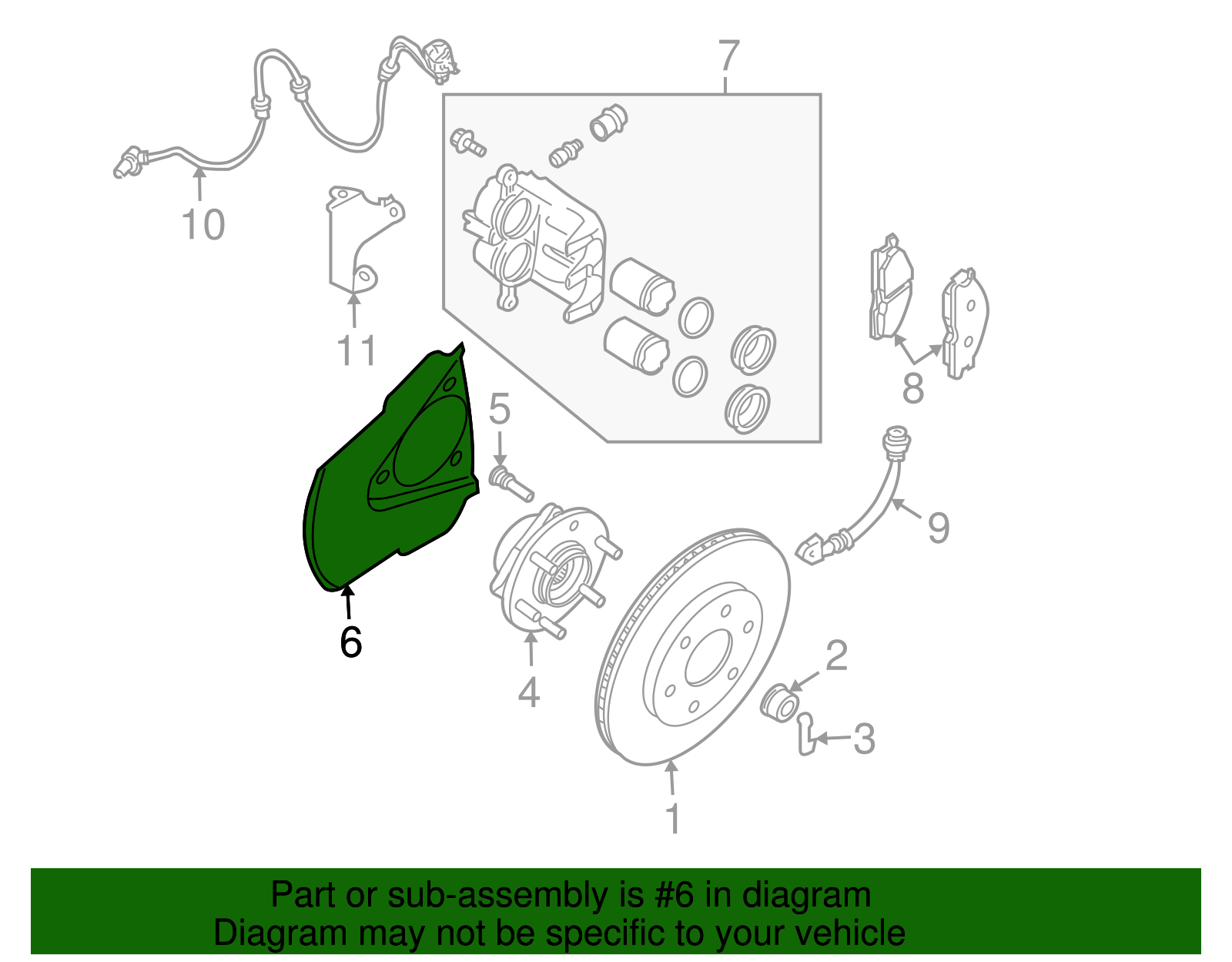 2011-2025 Nissan Splash Shield 41150-ZZ70A | Nissan OEM Parts Outlet