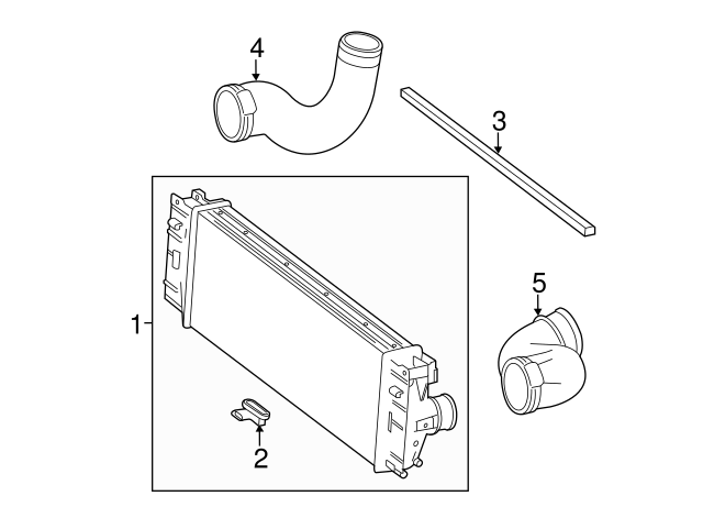 906-501-02-01 - Inter-Cooler 2010-2022 Mercedes-Benz | Mercedes-Benz ...