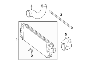 906-528-26-82 - Inter-Cooler Hose 2010-2022 Mercedes-Benz | Mercedes ...