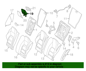 207-935-02-08 - Headrest 2012-2015 Mercedes-Benz | Mercedes-Benz USA Parts