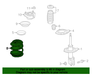 2007-2017 GM Front Coil Spring 15232942 | GMPartsDirect.com