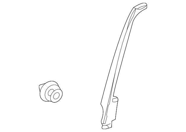 2020-2024 Toyota Highlander Frame Trim 67676-0E010 | Toyota Parts Center