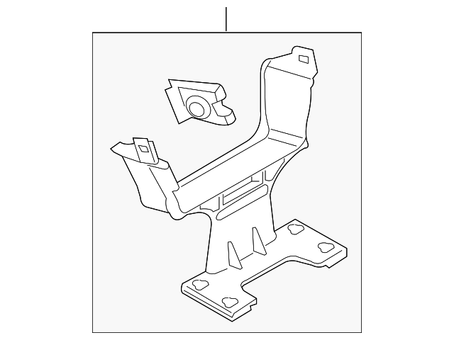 997-553-361-01 - Center Support 2005-2013 Porsche | Delaware Porsche Parts