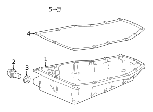21814-RJ2-003 - Gasket Oil Pan - 2013-2020 Honda | Honda Parts Cheap