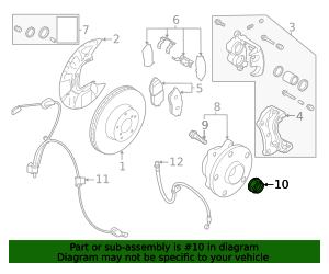 2000-2025 Subaru Axle Nut 902170049 | OEM Parts Online