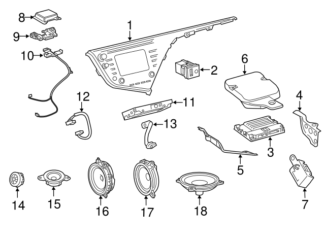 86190-06060 - USB Port 2018-2020 Toyota | Ourisman Toyota Parts