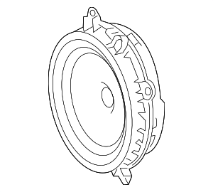 86160-06890 - Front Dr Speaker - 2018-2024 Toyota | OEM Genuine Toyota ...