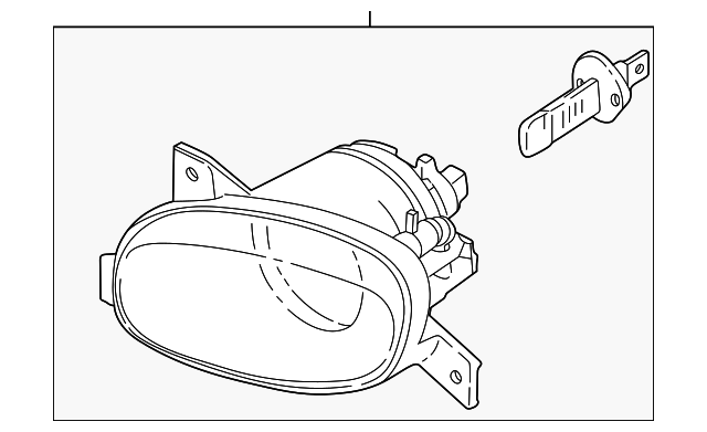1999-2006 Volvo S80 Fog Lamp Assembly - Passenger Side (RH) 8620225 ...