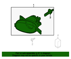 1999-2006 Volvo S80 Fog Lamp Assembly - Passenger Side (RH) 8620225 ...