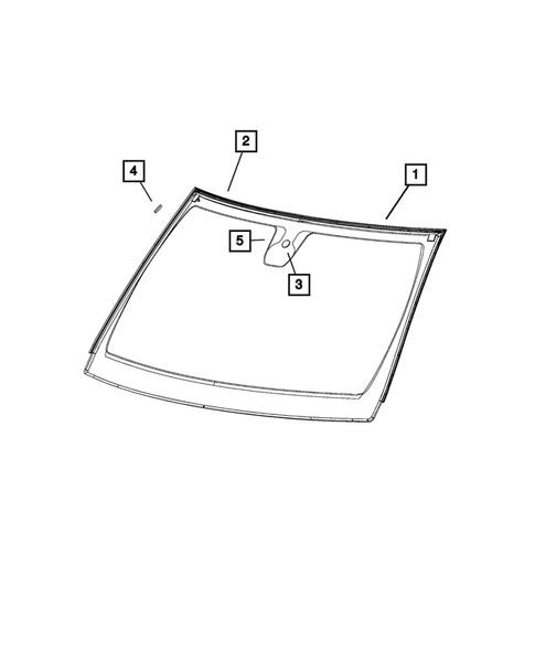 Glass and Interior Rearview Mirror for 2020 Jeep Grand Cherokee | Mopar ...