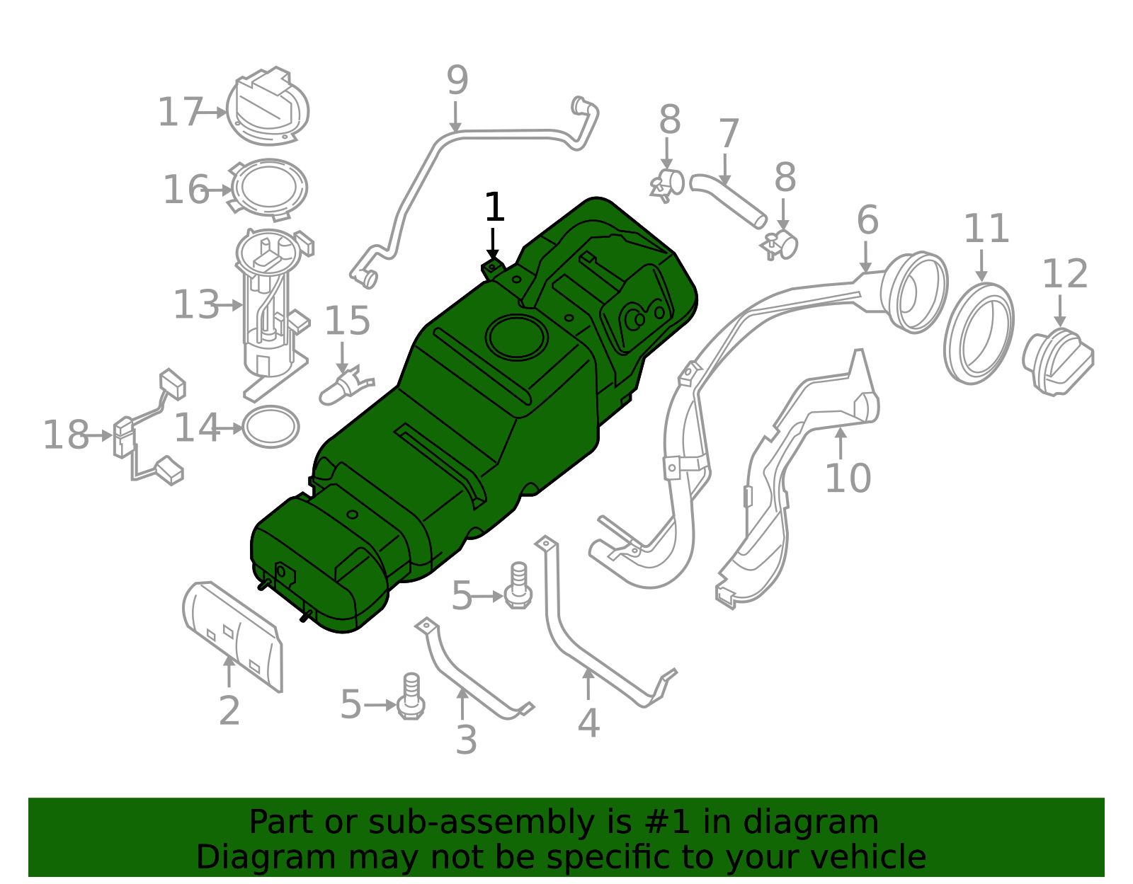 17202-1PA0A - High-Quality Fuel Tank for 2012-2021 Nissan | AutoNation ...