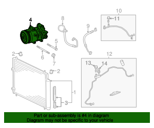 2014-2019 Toyota Corolla Compressor 88320-0Z080 | Toyota Parts Center