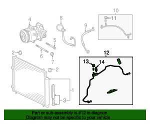 2014-2019 Toyota Corolla Liquid Line 88710-0Z460 | OEM Parts Online