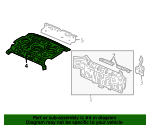 2016-2022 Honda Package Tray 66500-TBA-A00ZZ | OEM Parts Online