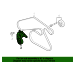 2004-2024 GM (Replaced by 12626644) Drive Belt Tensioner 12715120 GM ...