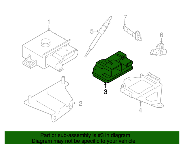 Genuine BMW 12-21-7-822-100 | Glow Plug Controller | FREE Shipping on ...