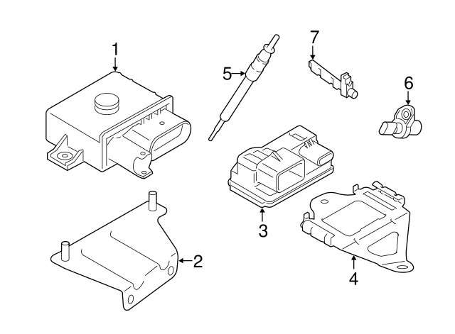 Genuine BMW 12-21-7-822-100 | Glow Plug Controller | FREE Shipping on ...
