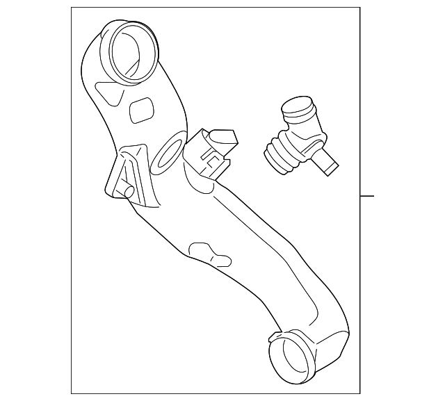 BMW OEM Inner Duct Part# 13-71-7-571-348 | OEM Vehicle Parts