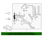 2014-2018 Jeep Corner Panel - Passenger Side (RH) 68230222AB ...