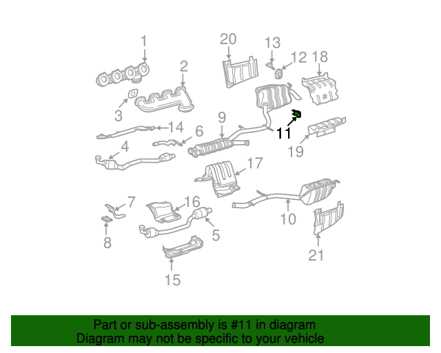 211-492-00-07 - Bracket 2003-2011 Mercedes-Benz | Mercedes-Benz USA Parts