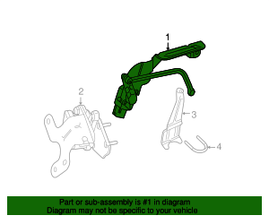 204-540-20-17 - Headlight Level Sensor 2008-2012 Mercedes-Benz ...