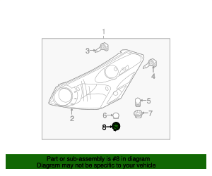2004-2009 Nissan Socket 26243-9B907 | TascaParts.com