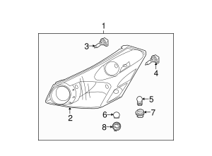 26271-9B902 - Bulb 2002-2012 Nissan | Nissan Parts & Accessories Online