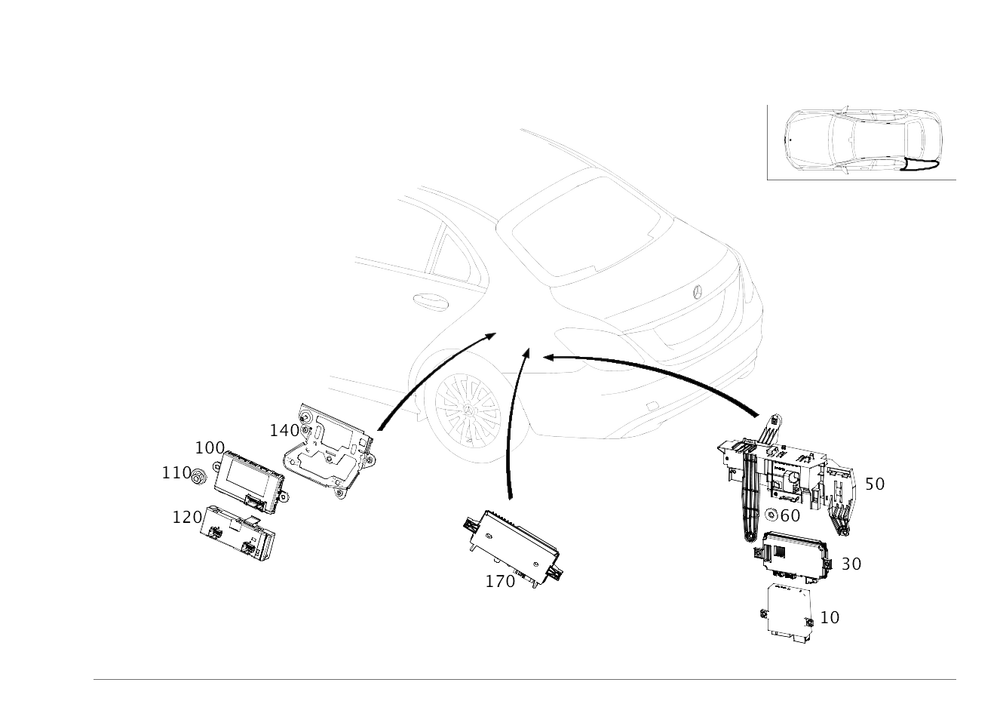 222-900-59-14 - Control Unit 2008-2018 Mercedes-Benz | Mercedes-Benz ...