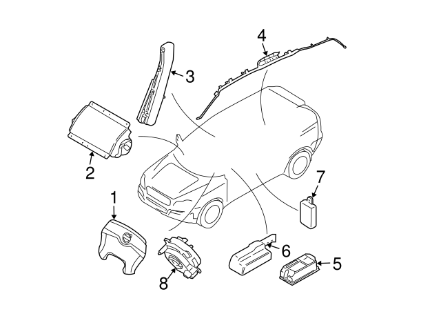 2005-2014 Volvo XC90 Clock Spring 31313084 | OEM Parts Online
