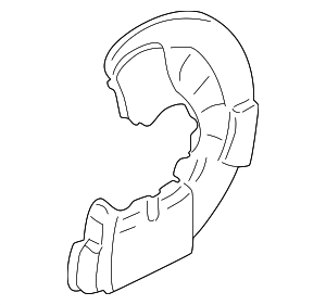 1999-2014 Volvo Splash Shield - Driver's Side (LH) 30760816 ...